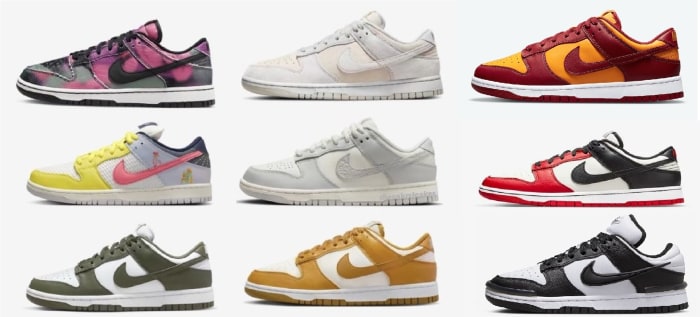 A Complete List of Nike Dunk Low Sneakers Restocking This Week - Sports ...