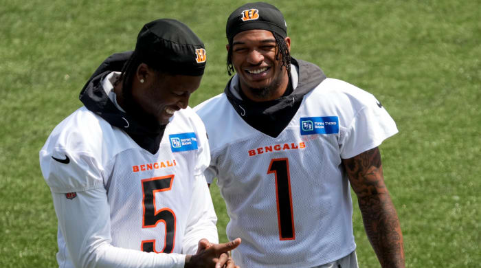 Bengals’ Ja'Marr Chase, Tee Higgins leading deep receiving corps at ...