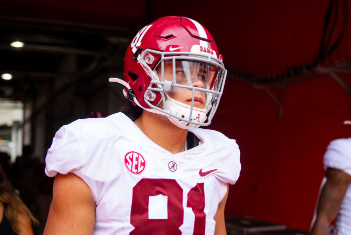Alabama Tight End Cameron Latu Goes in Third Round of NFL Draft to San ...