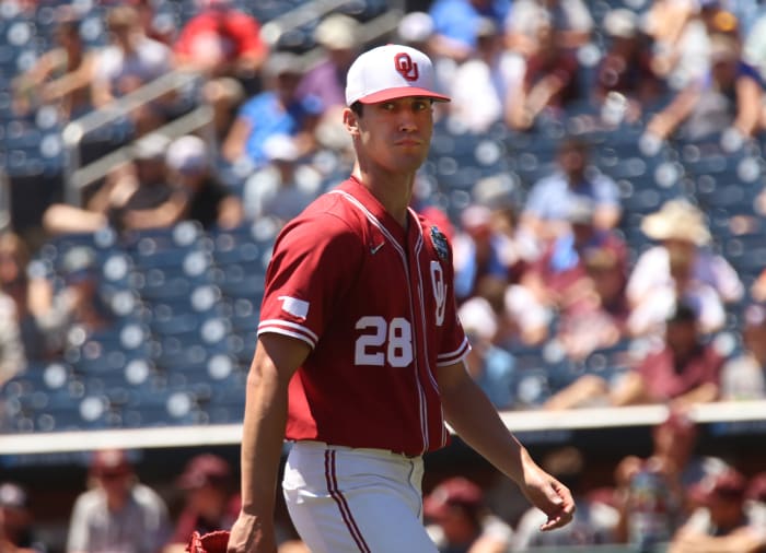 COLUMN: David Sandlin's Best Saved Oklahoma Pitching for CWS ...