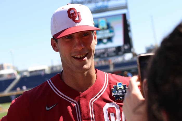 COLUMN: David Sandlin's Best Saved Oklahoma Pitching for CWS ...