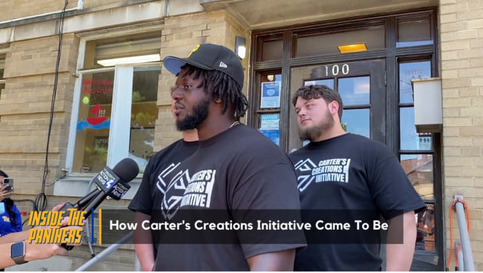Carter Warren, Pitt Offensive Line Hosts "Carter's Creations Initiative ...