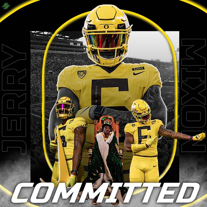 2023 Linebacker Recruit Jerry Mixon Comits to Oregon Ducks Football ...