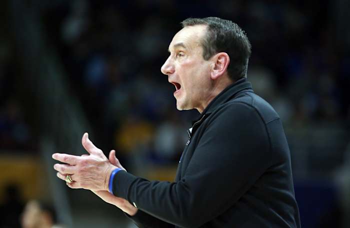 Coach K gives rousing speech to Duke football team - Sports Illustrated ...
