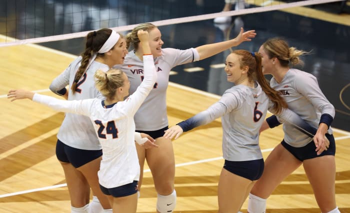 Virginia Volleyball Sweeps Tournament at Xavier - Sports Illustrated ...