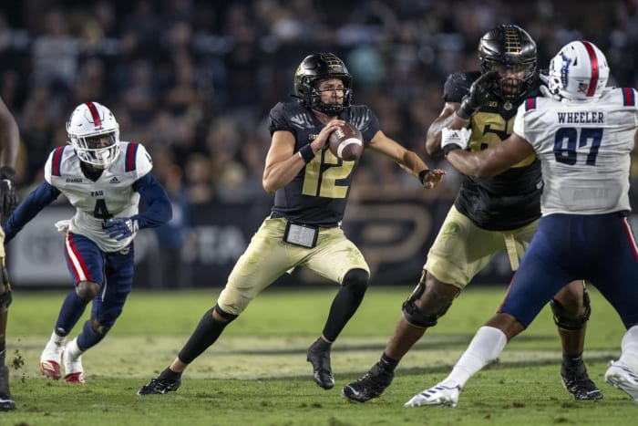 Austin Burton, Purdue Quarterbacks Taking Advantage of Citrus Bowl ...