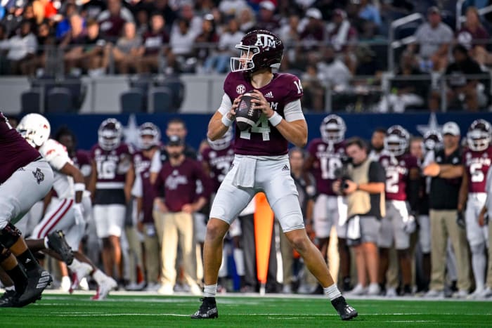 WATCH: Texas A&M Aggies QB Max Johson Throws TD On Opening Drive Of ...