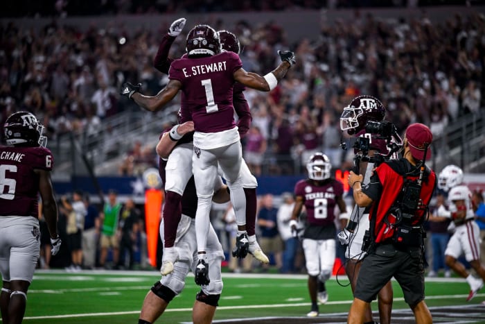 Evan Stewart, Texas A&M Aggies Receiving Corps Ranked 9th By Pro ...