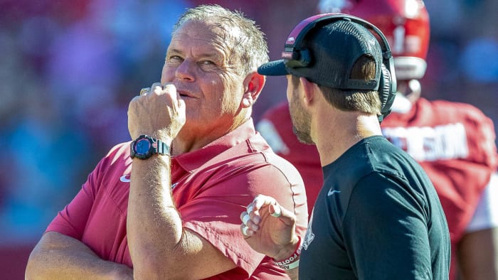 Razorbacks' Coach Sam Pittman Doesn't Know if KJ Jefferson Will Play ...