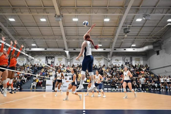 10th Ranked Georgia Tech Volleyball Takes Down Virginia in ACC Battle ...