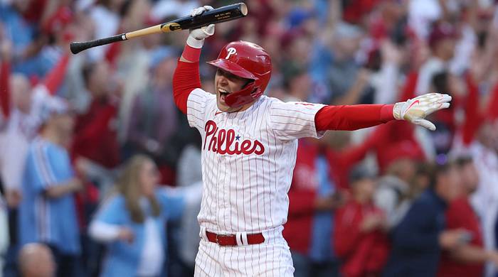 Phillies powered to cathartic win by Hoskins, Nola - Sports Illustrated