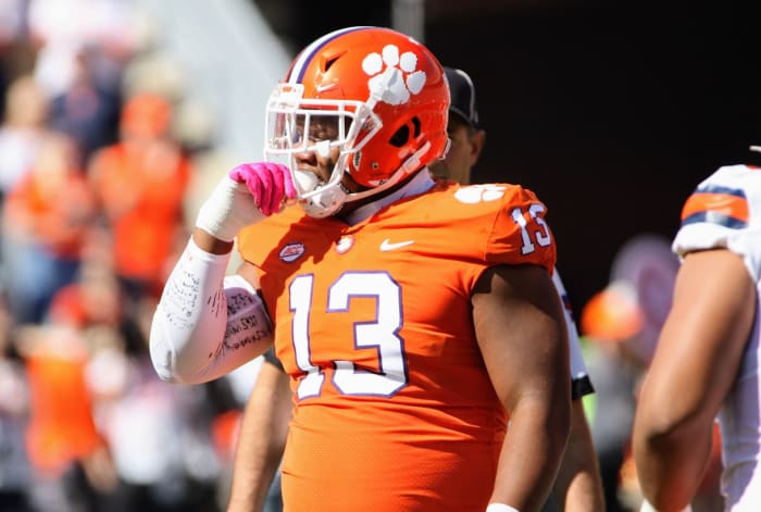 Clemson Tigers' DT Tyler Davis Named as Bednarik Award Semifinalist ...