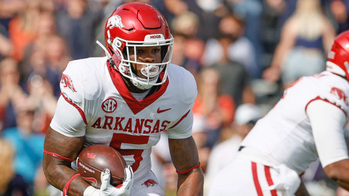 Razorbacks Raheim 'Rocket' Sanders has bigger goals for himself this ...