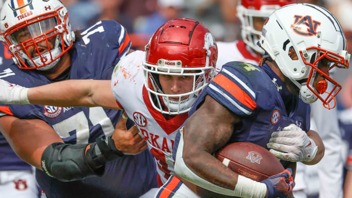 Hogs' LB Drew Sanders Will Join Distinct Company if Draft Projection ...