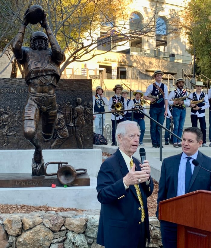 Kevin Moen and The Play Immortalized With Statue in Front of Memorial ...