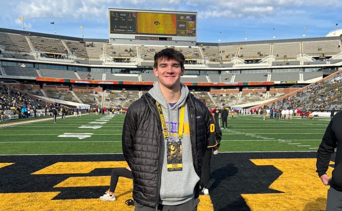 Evan Jacobson Checks Out Iowa Football Again - Sports Illustrated Iowa ...