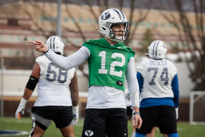 BYU Quarterback Jake Retzlaff Trained with John Beck During the ...