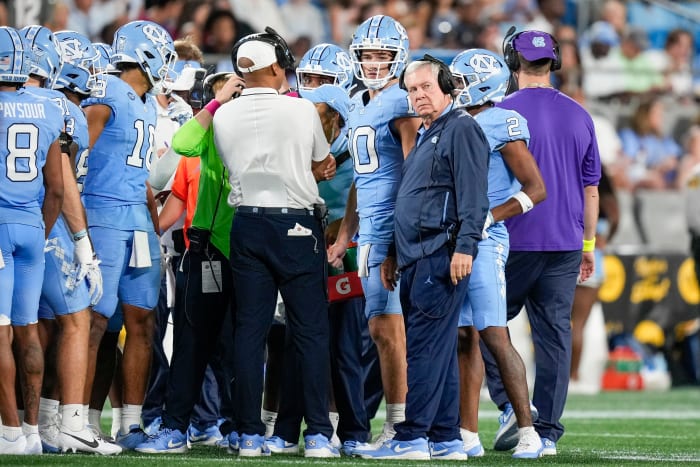 UNC Football: Mack Brown Shimmies After Making History - Sports Illustrated North Carolina ...