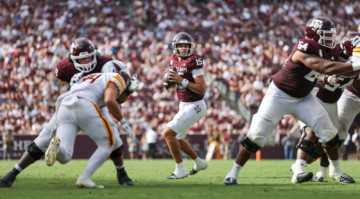 Updated 2024 Texas A&M Aggies Offensive Depth Chart Projection: Change ...