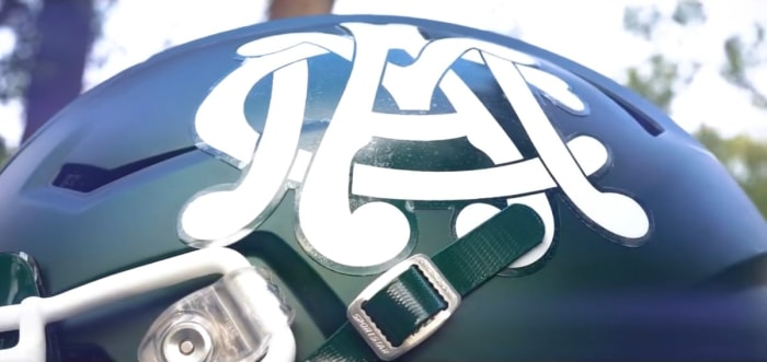 LOOK: Michigan State football debuts new helmet logo vs. Maryland ...