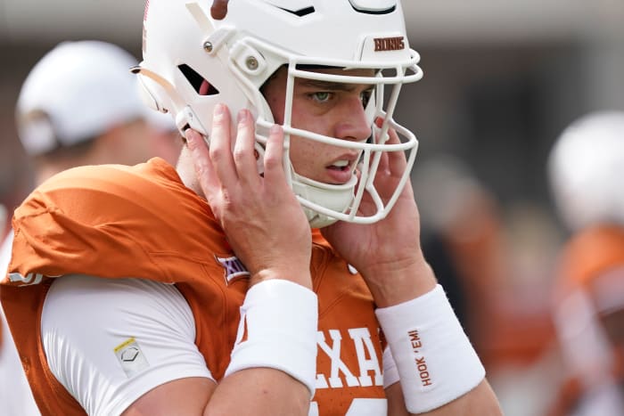 WATCH: Texas Longhorns QB Arch Manning Makes Long-Awaited Debut vs ...