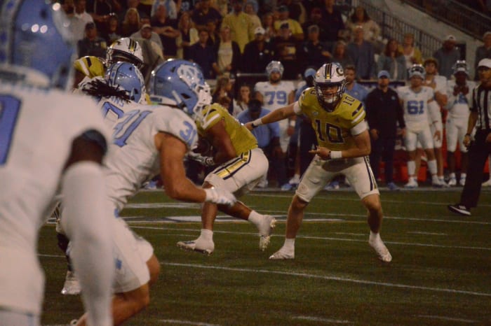 Take a look: Photos from Georgia Tech's wild upset over North Carolina ...