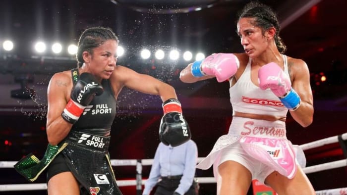 Amanda Serrano Makes History In First Women's Unified Championship Bout ...