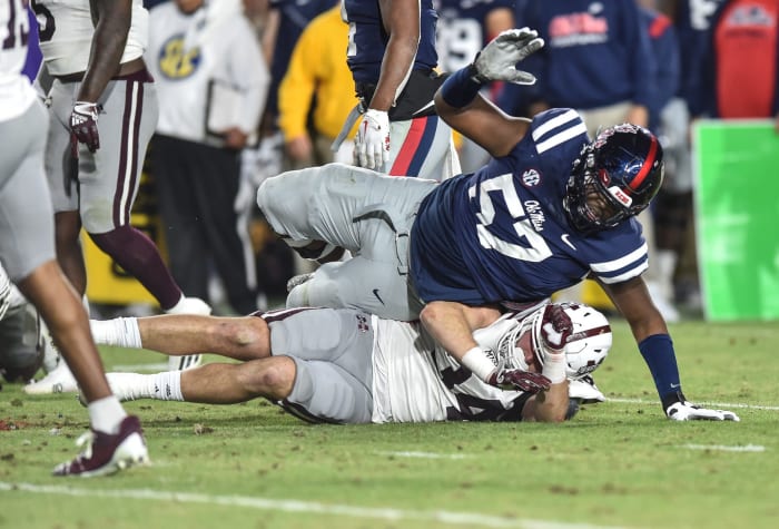 Ole Miss Rebels Lineman Micah Pettus Ruled OUT vs. Georgia Bulldogs ...