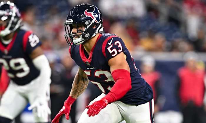 Blake Cashman Reacts to Clutch Defense, Houston Texans Win vs. Arizona ...