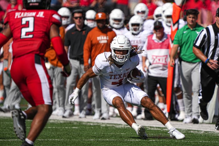 Texas Longhorns WR Jordan Whittington Surprised With Invite To Reese's ...