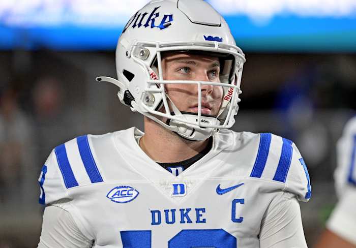 Duke Football Star Riley Leonard Pens Goodbye to Blue Devils - Sports ...