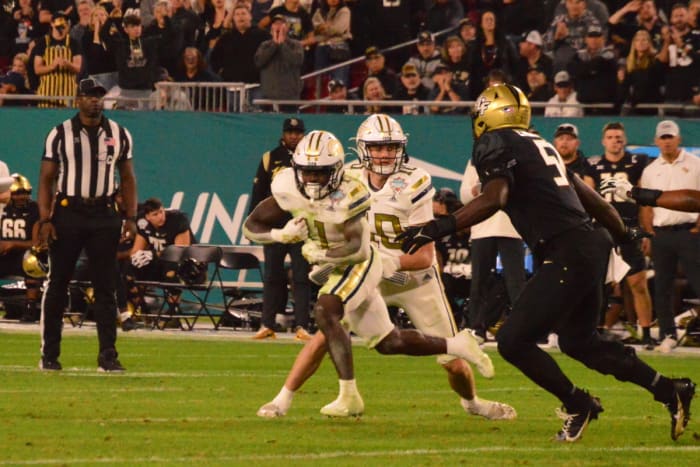 Take a Look: Photos From Georgia Tech's Bowl Win vs UCF - Sports Illustrated Georgia Tech Yellow ...