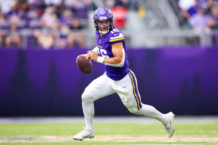 Jaren Hall named Vikings starting QB with season on the line - Sports ...