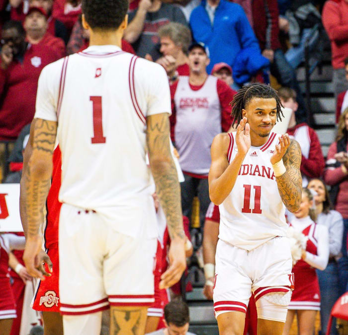 CJ Gunn Energizes Indiana With Outside Shooting, Defense in Win Over ...