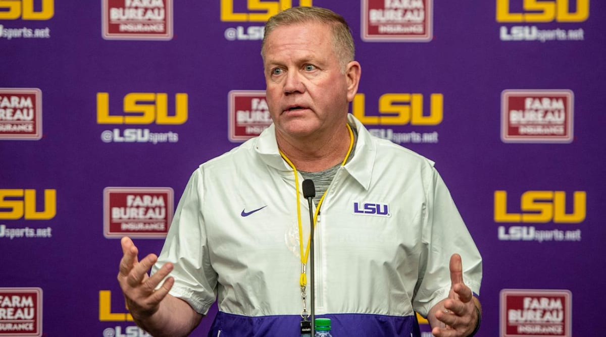Reporter Claps Back at Snarky Comment by LSU’s Brian Kelly | WKKY ...