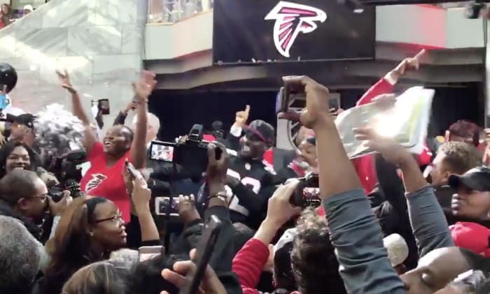 Kaska Kaminski; Falcons Fans Go Crazy: Hot Clicks - Sports Illustrated