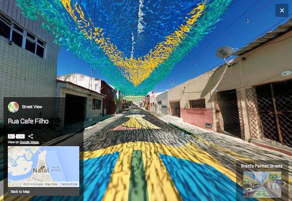 Google Street View Takes You Through Brazil's Decorated Streets ...