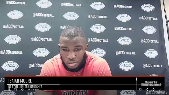 NC State's Isaiah Moore UNC Postgame Press Conference - Sports ...