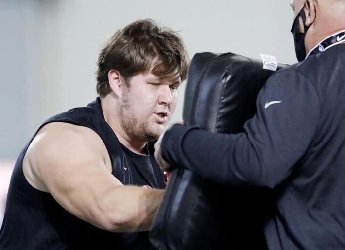 Creed Humphrey's monster Pro Day performance was 'like watching ...