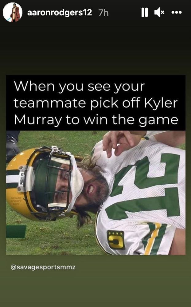 Aaron Rodgers posts his favorite Aaron Rodgers meme - Sports Illustrated