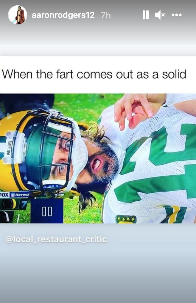 Aaron Rodgers posts his favorite Aaron Rodgers meme - Sports Illustrated
