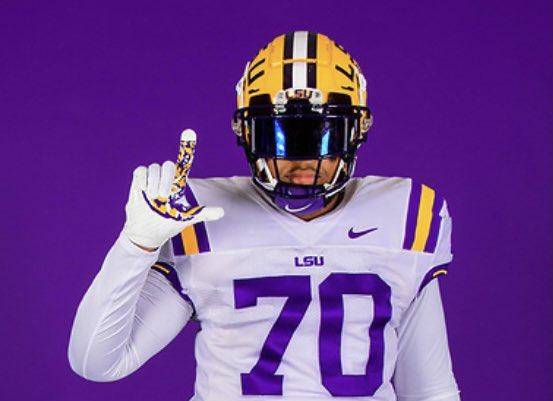 Top Offensive Line Transfer Miles Frazier Talks LSU Football Commitment ...