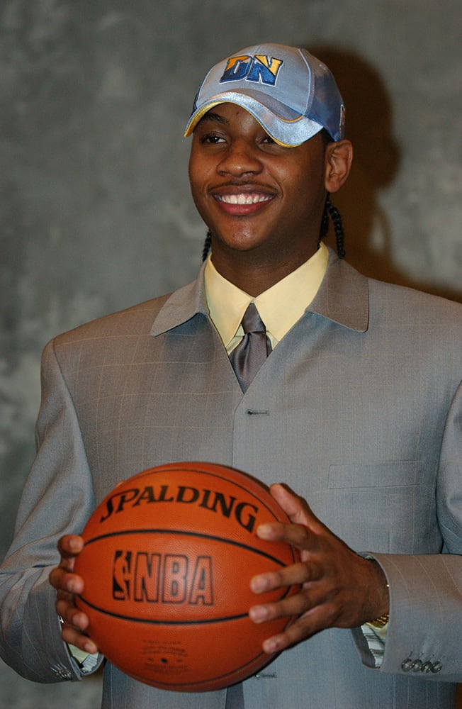 carmelo anthony draft