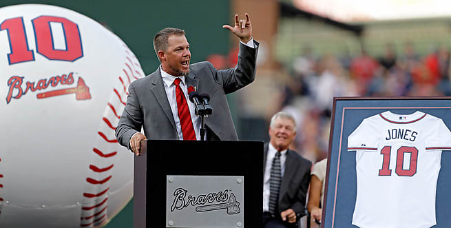 Braves retire Chipper Jones' No. 10 jersey - Sports Illustrated