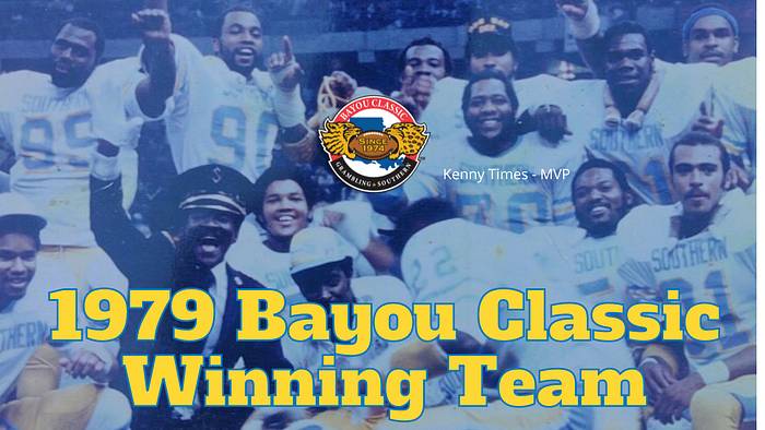 Southern University's 1979 Bayou Classic Win with MVP Kenny Times ...