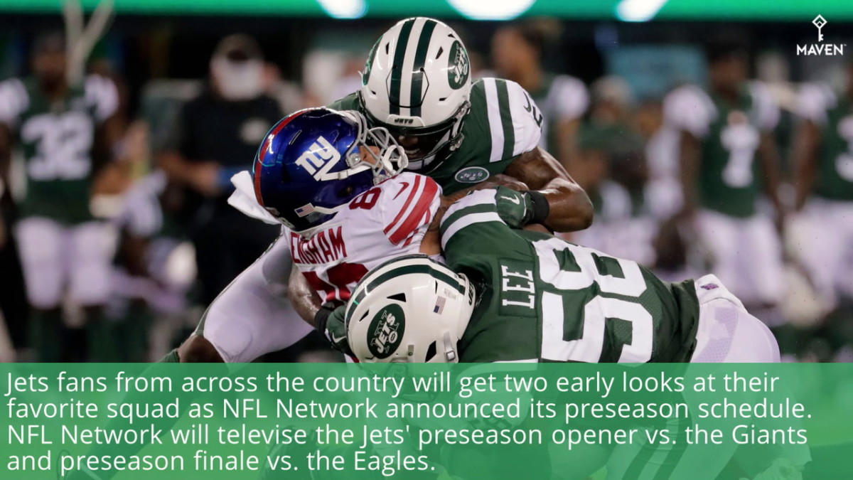 WATCH: Jets will be featured twice on NFL Network during preseason ...