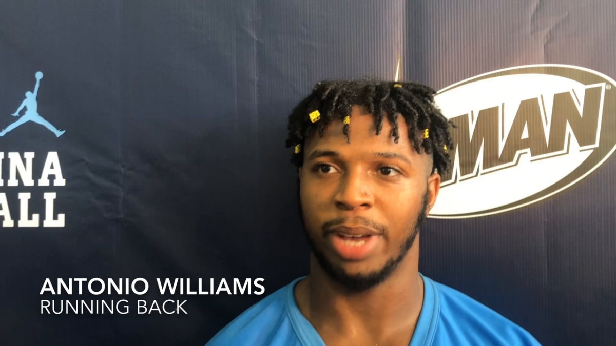 WATCH: Antonio Williams confident in running backs - Sports Illustrated ...