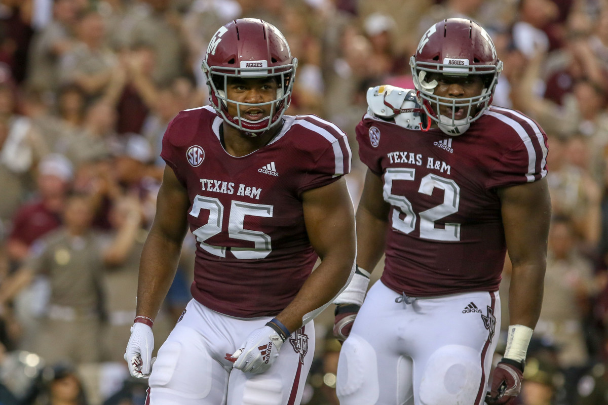 Two Aggies named to PFF Preseason All-American, All-SEC team - Sports ...