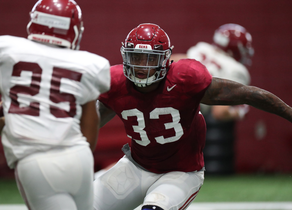 Alabama linebacker-Anfernee Jennings-Dylan Moses-Chris Allen-Josua ...