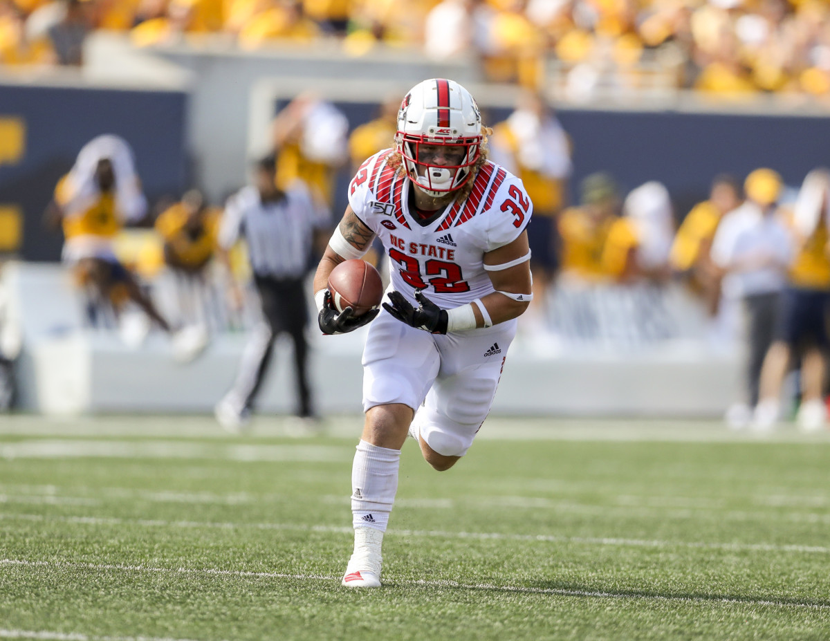 Postgame: Drake Thomas Discusses NC State's 41-10 win over UConn ...